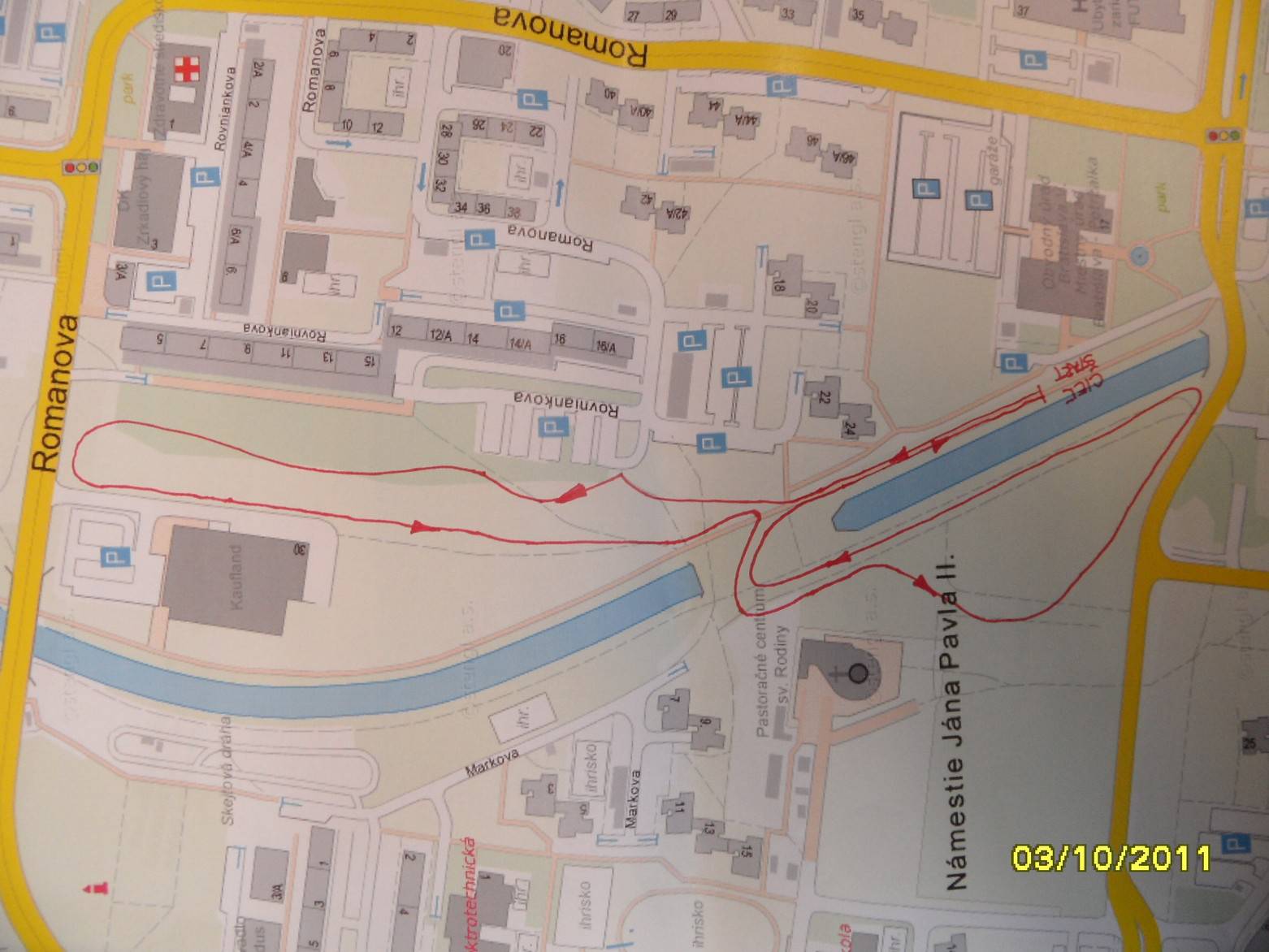 Mapa podujatia - Petržalka