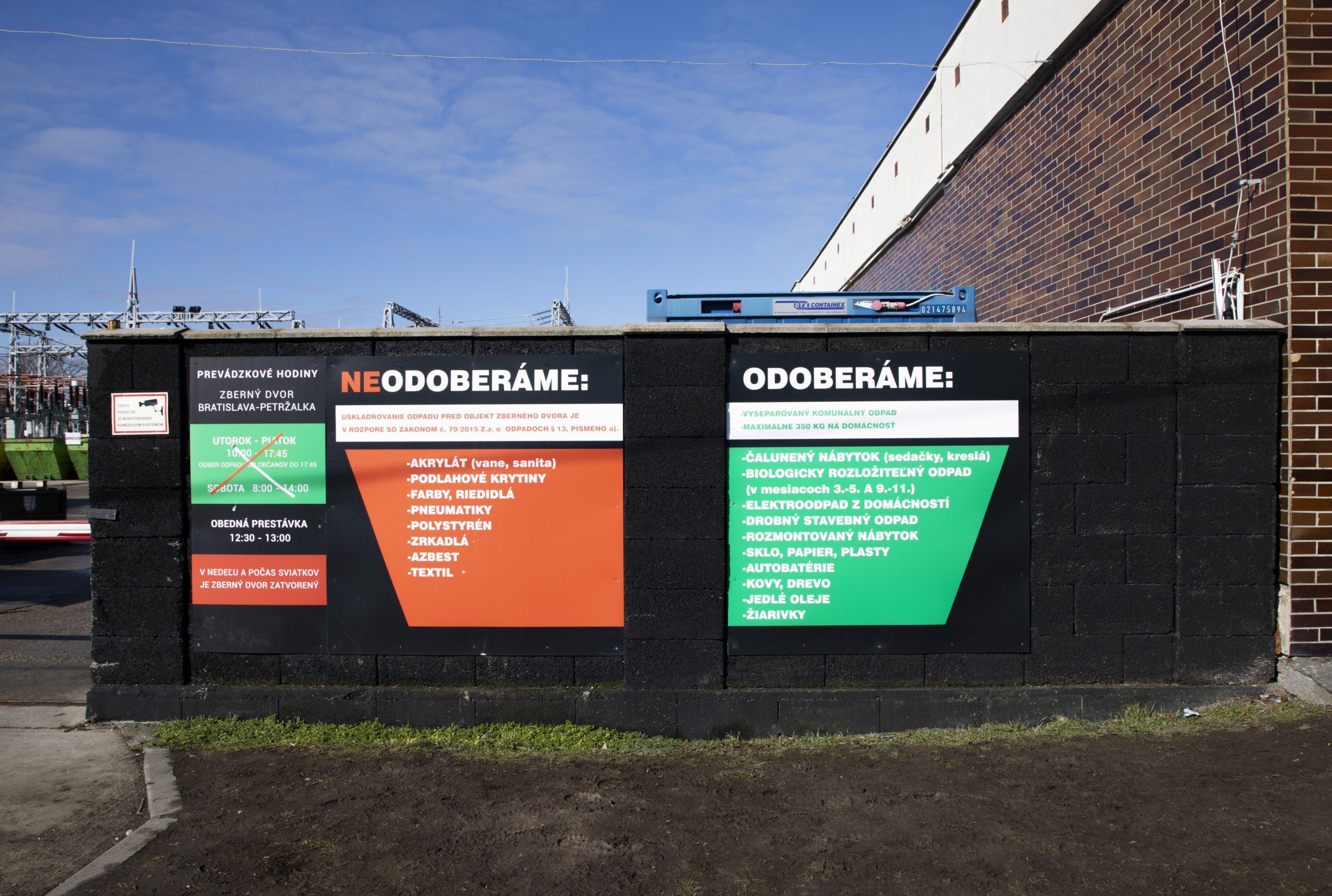 Zberný dvor Petržalka | PETRŽALKA - Petržalka