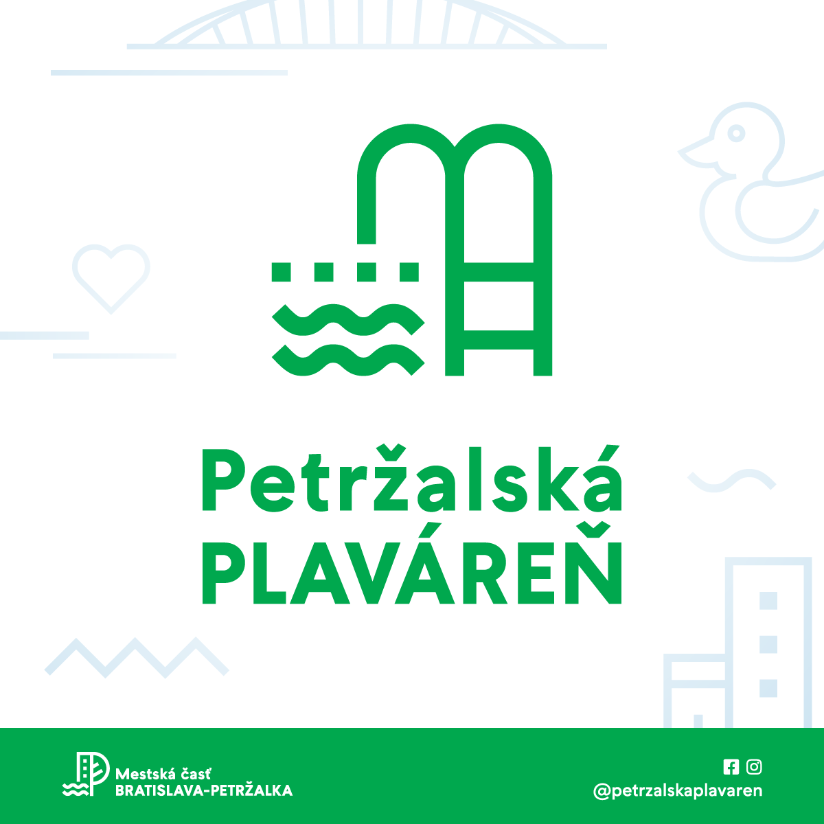 Petržalská plaváreň má nové logo - Petržalka