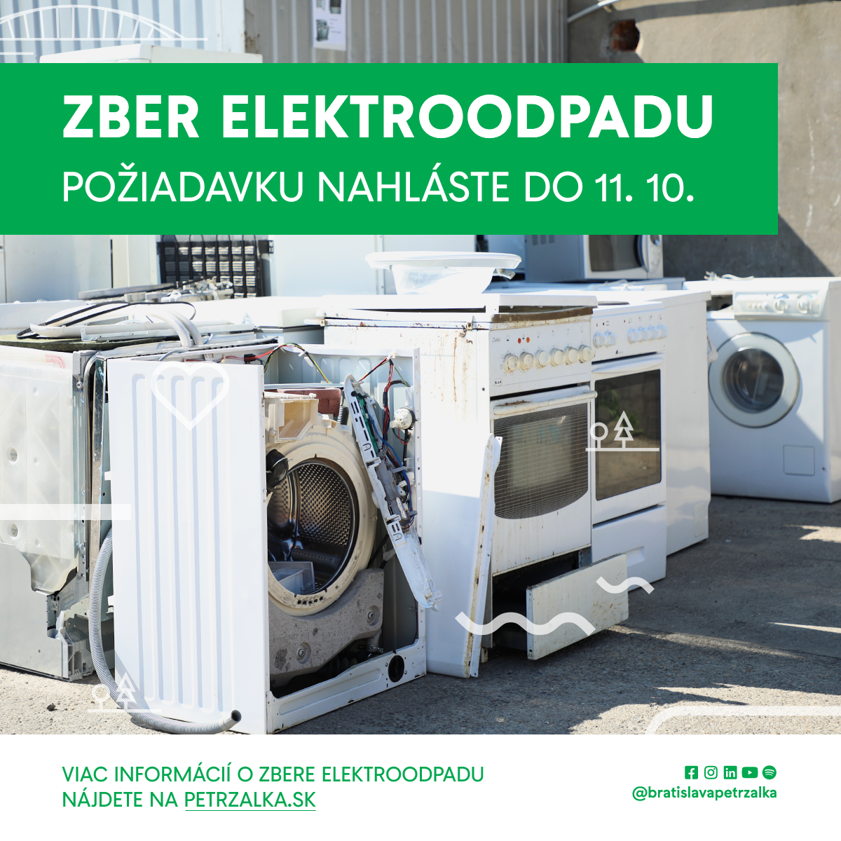 Zbavte sa nepotrebnej techniky s Petržalkou a jej partnermi ekologicky a zadarmo - Petržalka