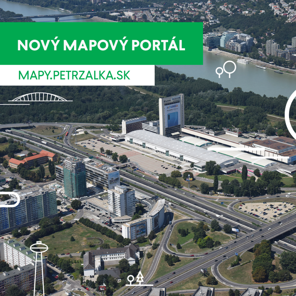 Petržalka zverejnila prvé z aktualizovaných máp svojho katastra. Okrem ...