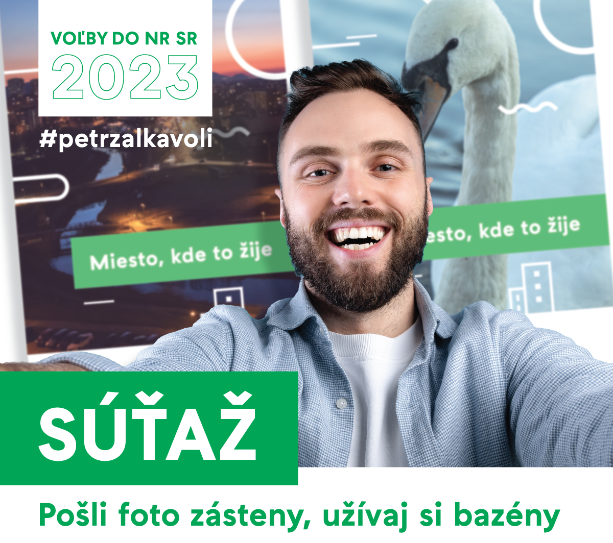 Petržalka vyzýva voličov: Odfoťte sa volebnou zástenou MADE IN ...