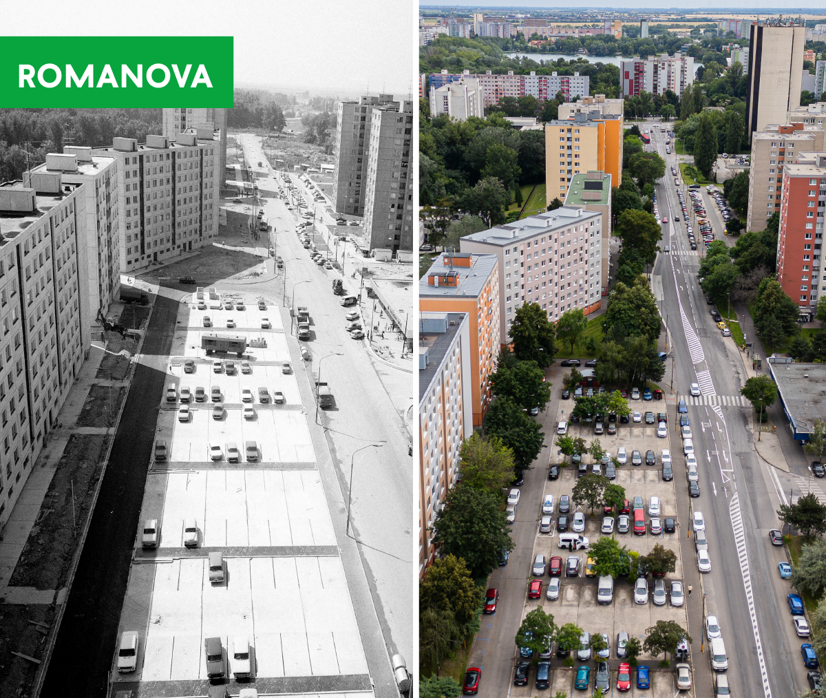 Petržalka kedysi a dnes: Ako vyzerala Romanova ulica a po kom nesie ...